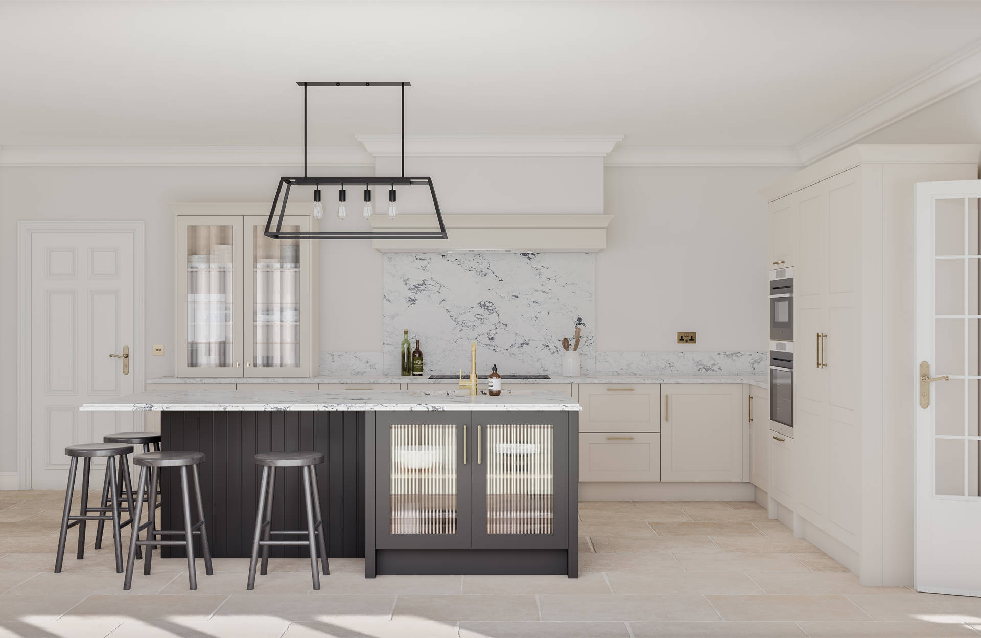 Taupe Grey and Graphite Kitchens | Hunton Kitchens